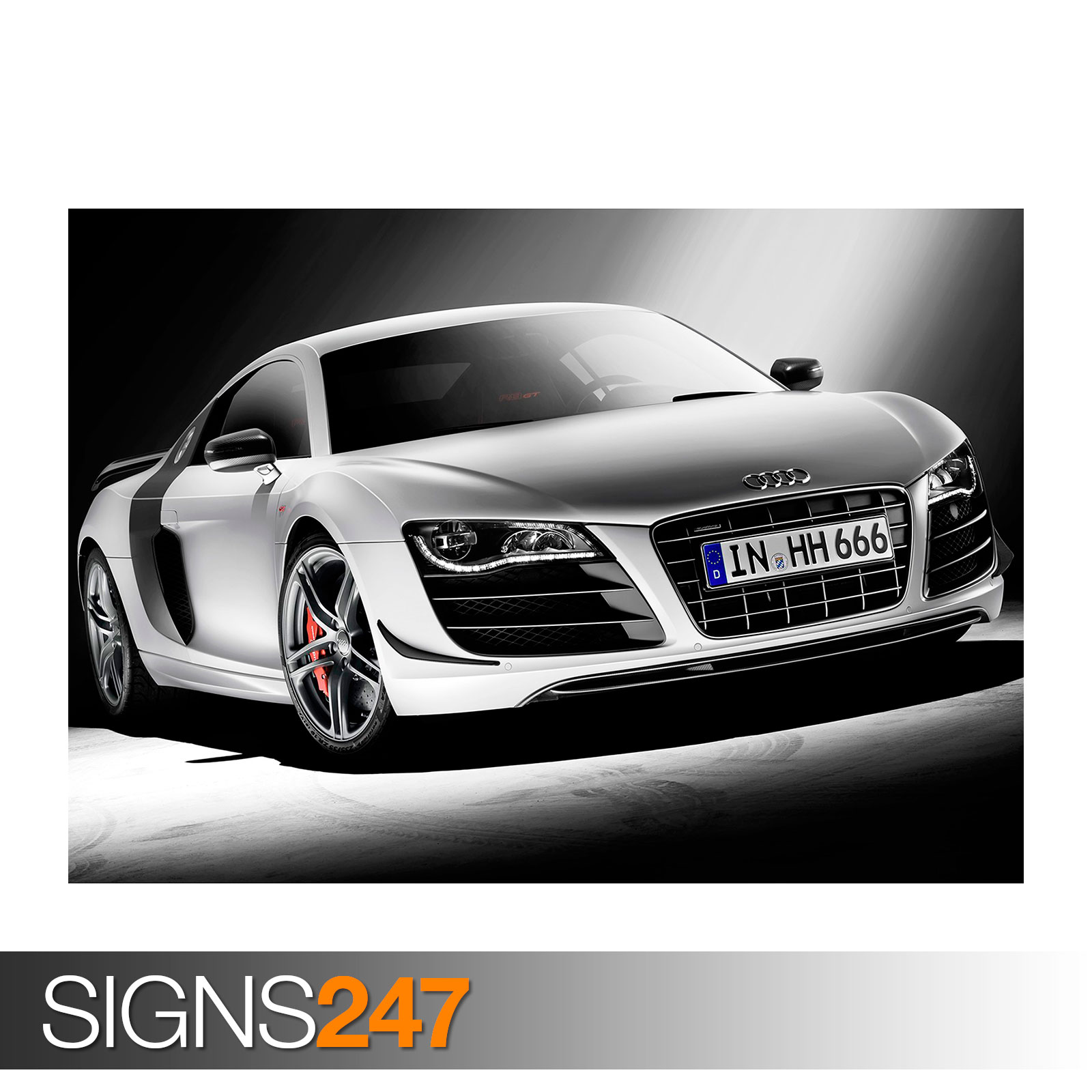 AUDI R8 GT (0441) Car Poster - Photo Picture Poster Print Art A0 A1 A2 ...