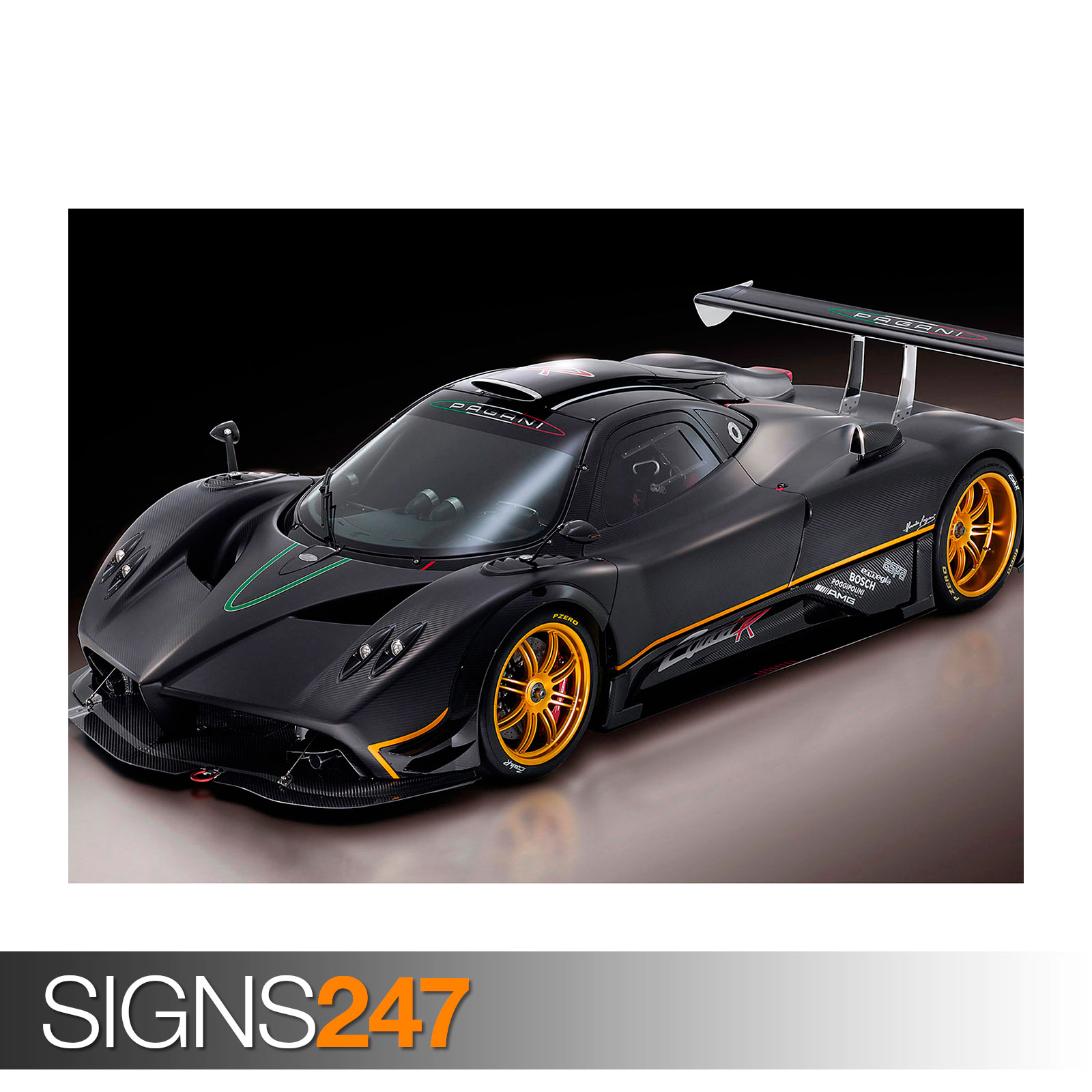 PAGANI ZONDA R (0782) Car Poster - Picture Poster Print Art A0 A1 A2 A3 ...