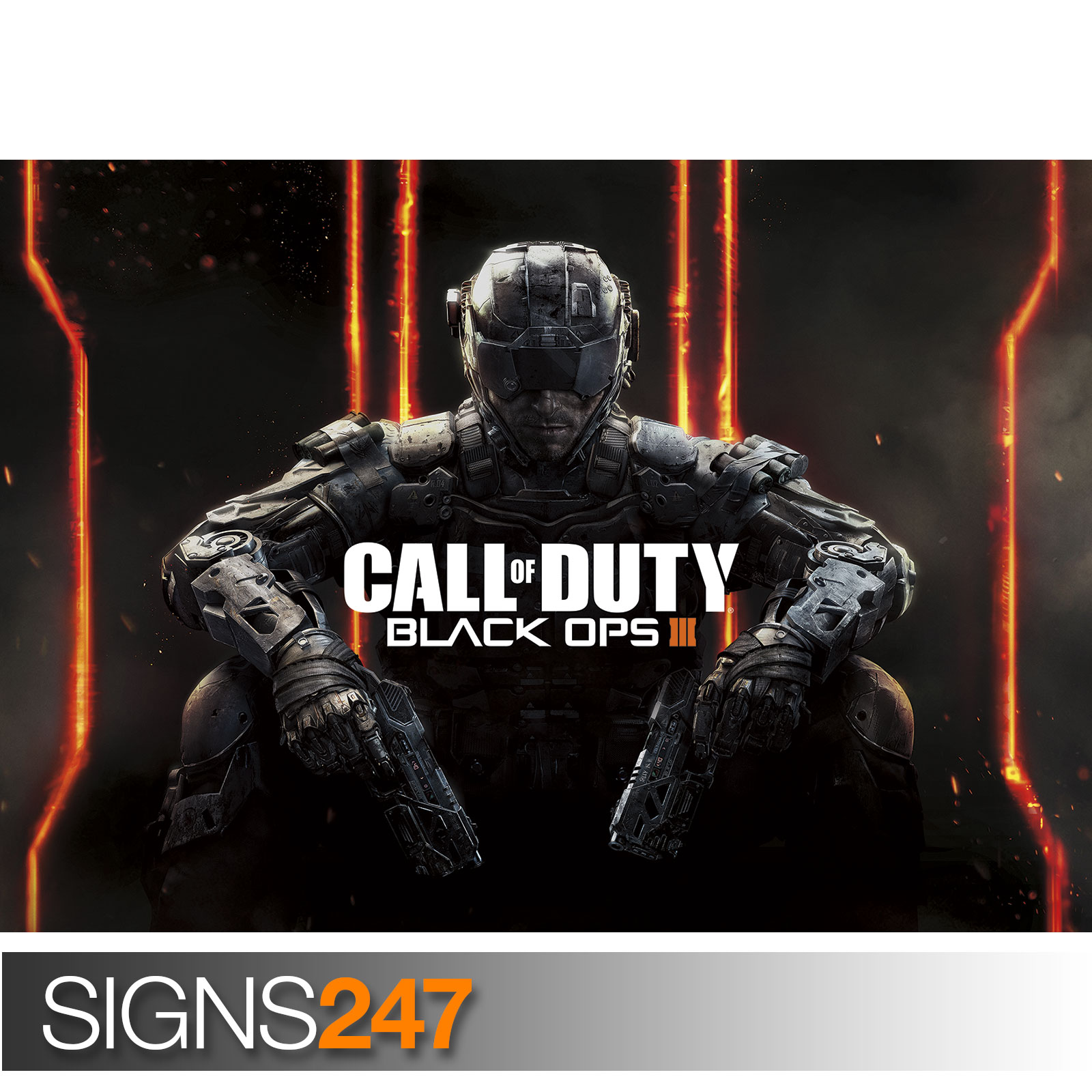 CALL OF DUTY BLACK OPS 3 (1117) Photo Picture Poster Print Art A0 A1 A2 ...