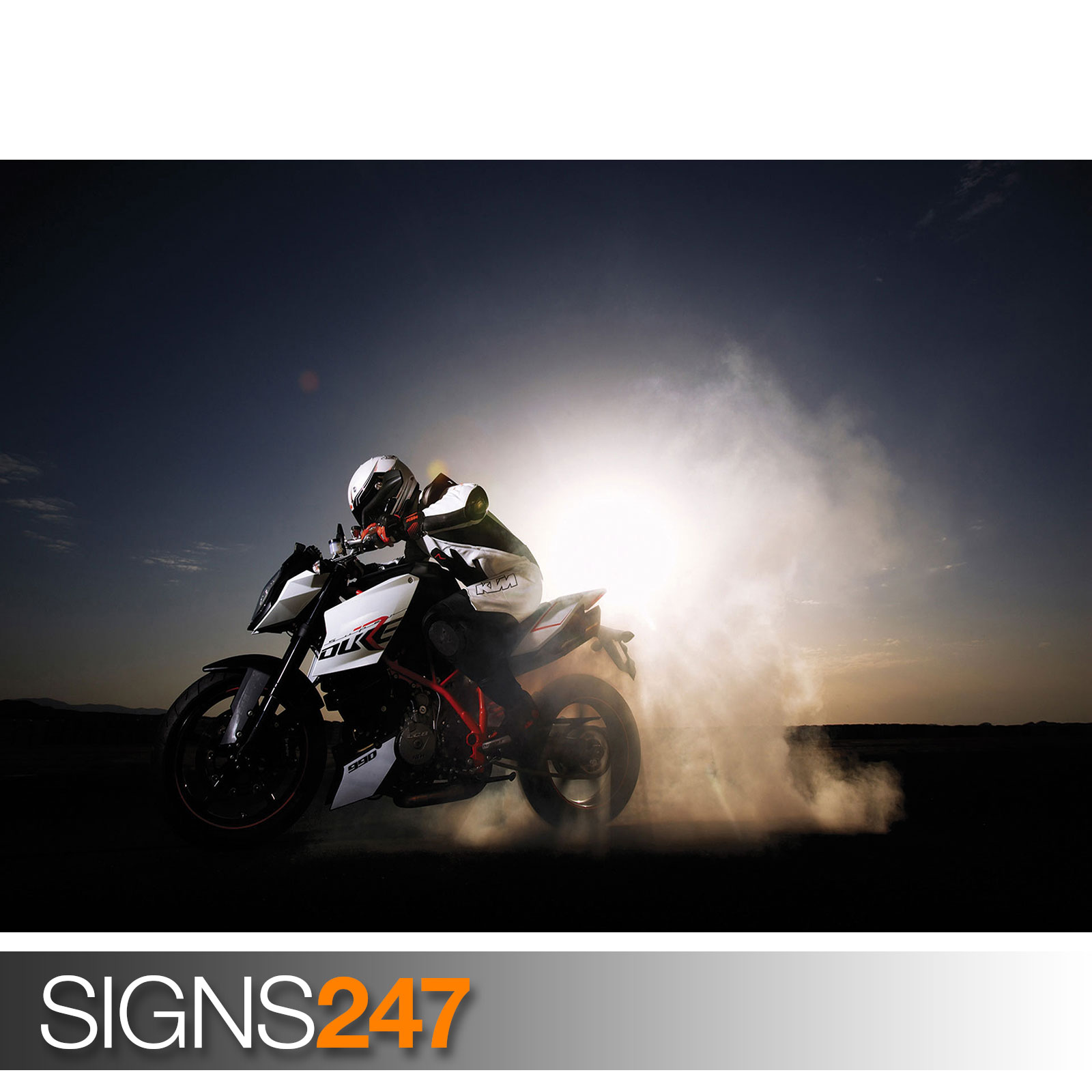 KTM 990 SUPER DUKE (1524) Motorbike Poster - Photo Poster Print Art ...