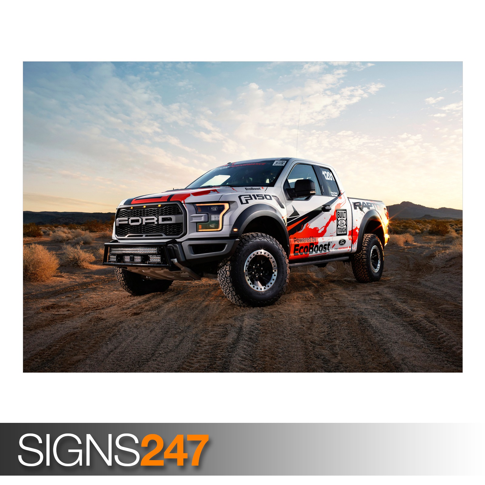 FORD F 150 RAPTOR 2016 (9018) Car Poster - Photo Poster Print Art * All ...