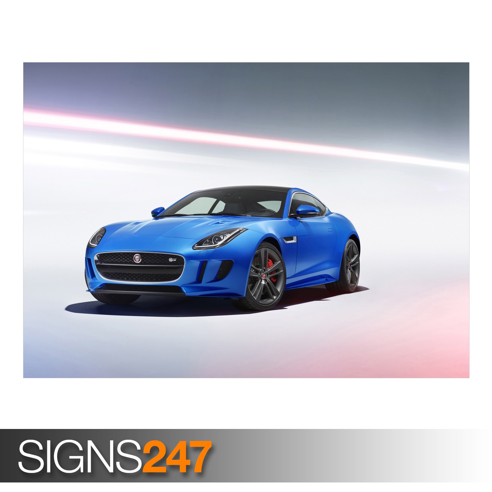 2017 JAGUAR F TYPE BRITISH (9089) Car Poster - Poster Print Art A0 A1 ...