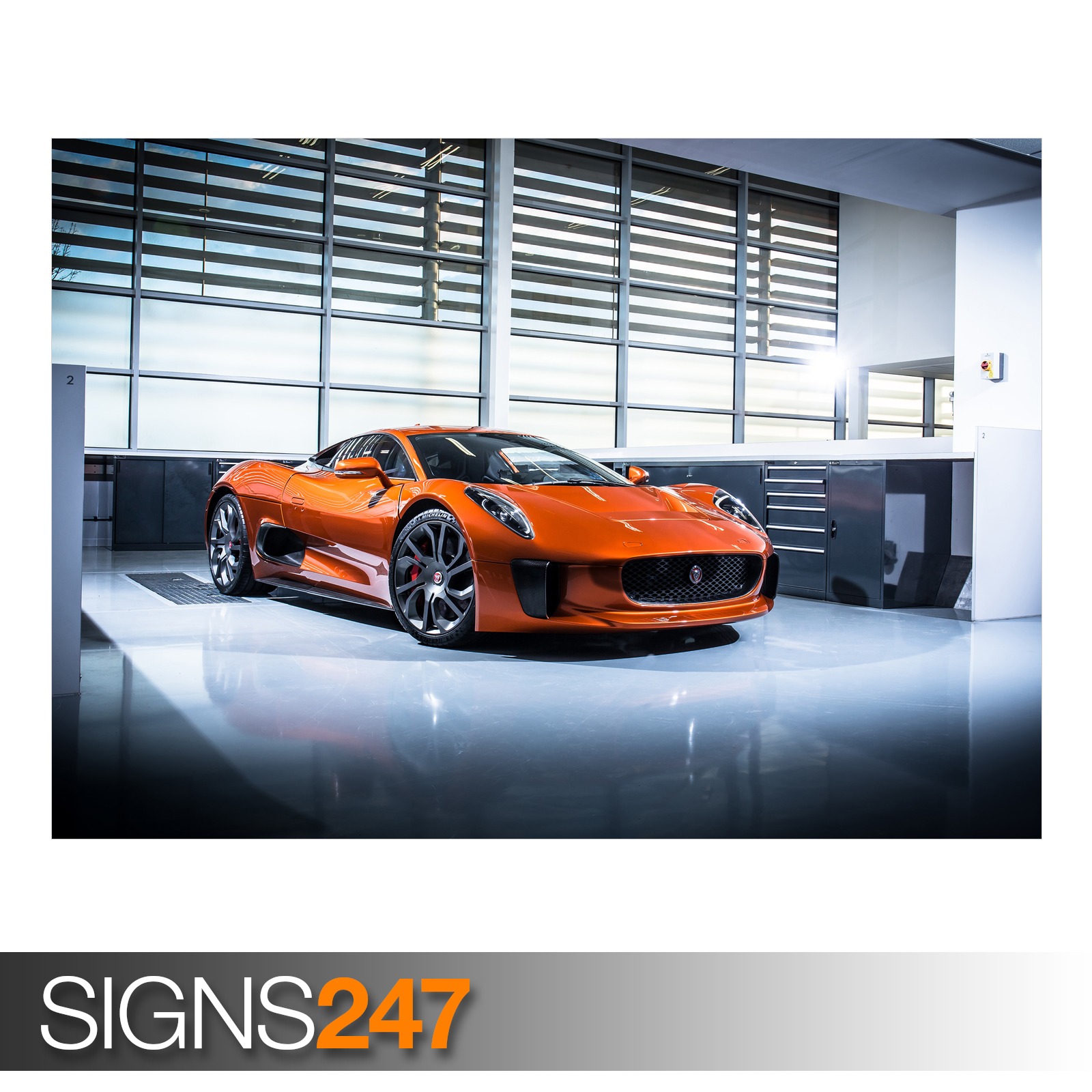 JAGUAR C X75 007 (9125) Car Poster - Picture Poster Print Art A0 A1 A2 ...