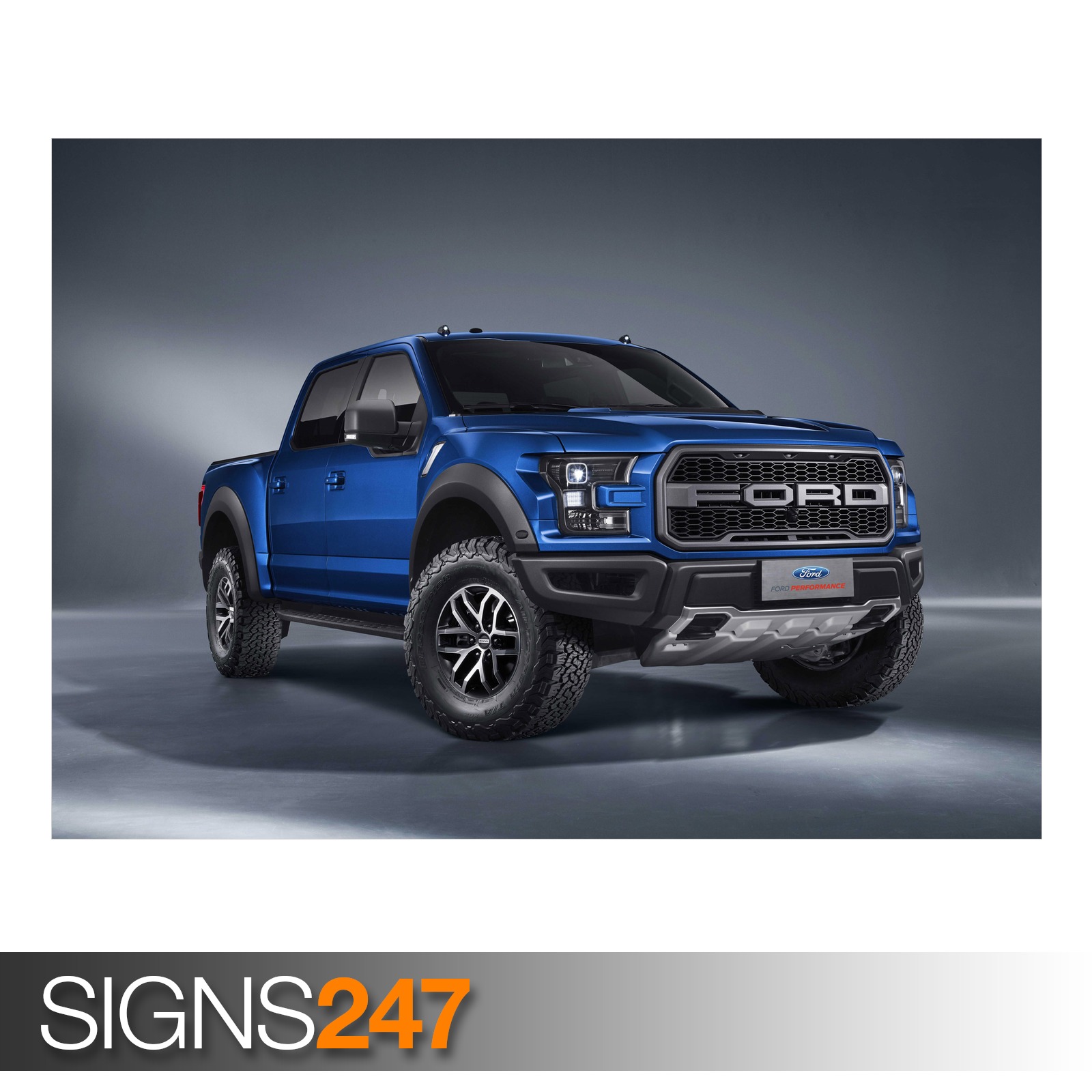 2017 FORD F 150 RAPTOR (9166) Car Poster - Photo Poster Print Art * All ...