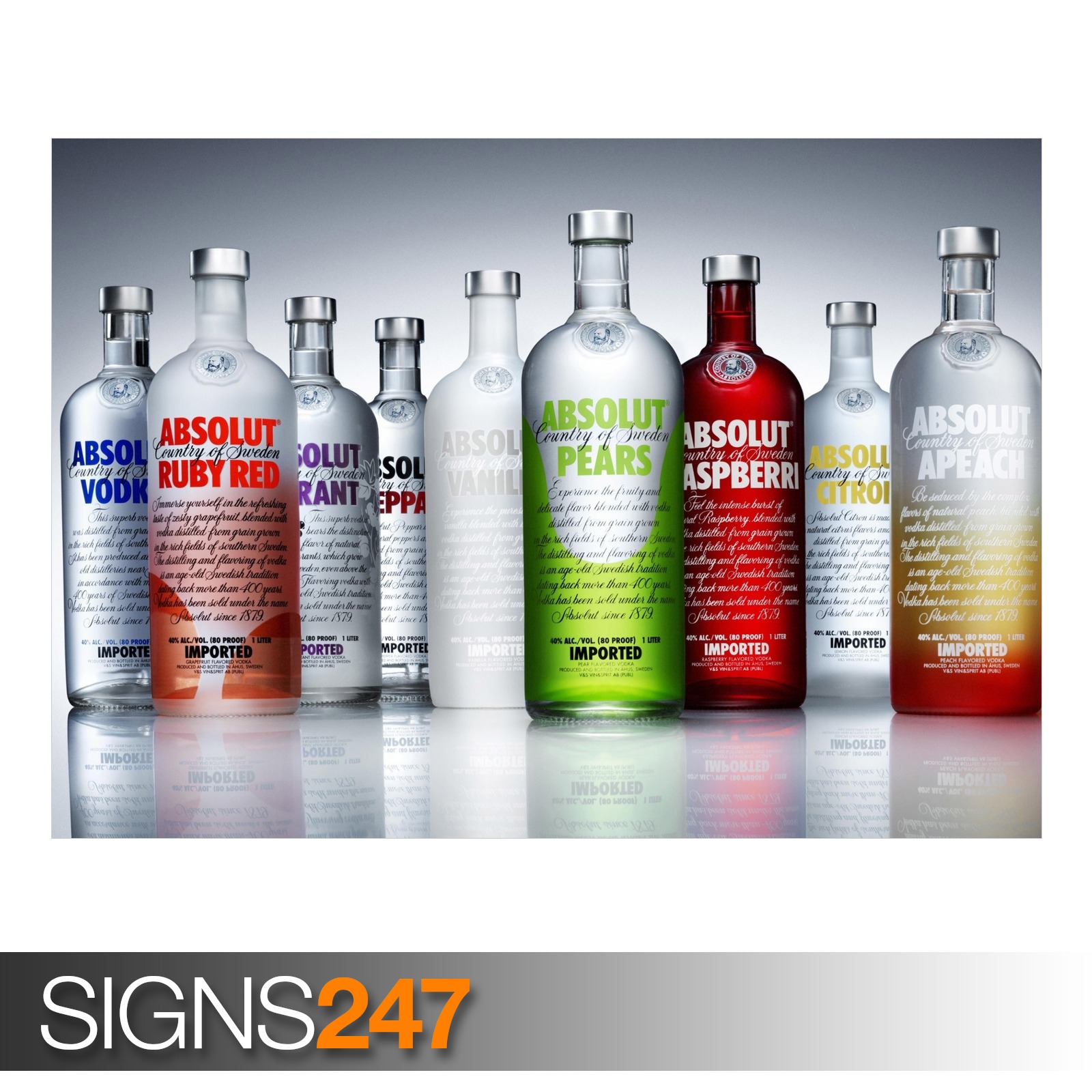ABSOLUT VODKA (AE322) - Photo Picture Poster Print Art A0 A1 A2 A3 A4 ...