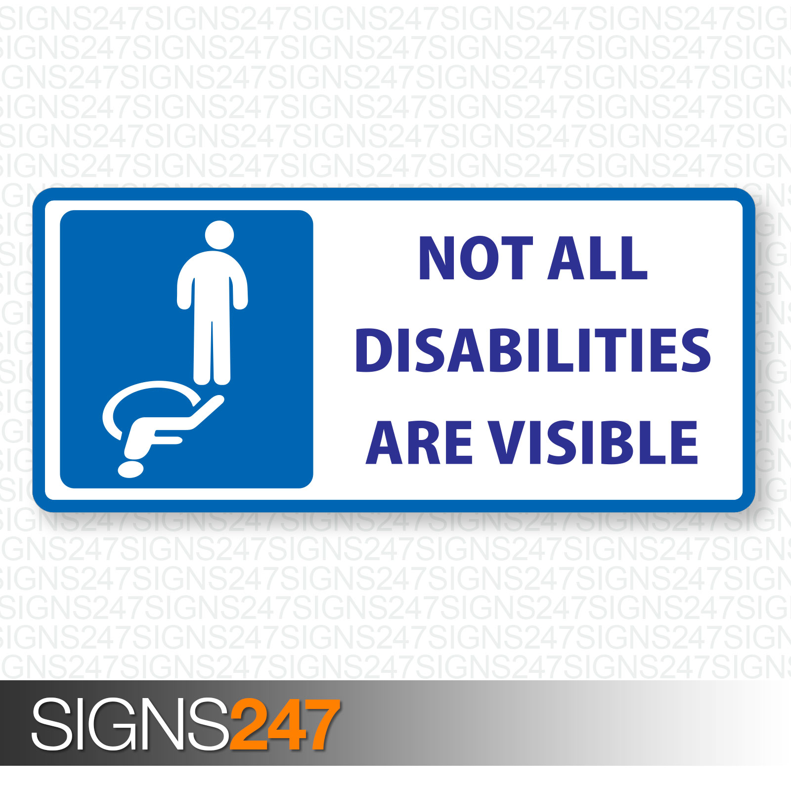 NOT ALL DISABILITIES ARE VISIBLE Car Sticker Disabled Car Sticker Self ... NOT ALL DISABILITIES ARE VISIBLE Car Sticker Disabled Car Sticker Self ...
